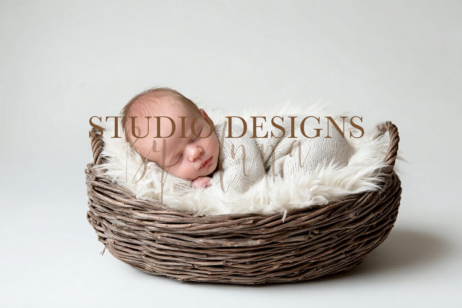 Digital Backdrop Newborn Boho, Baby Photo Prop Composite, Neutral ...