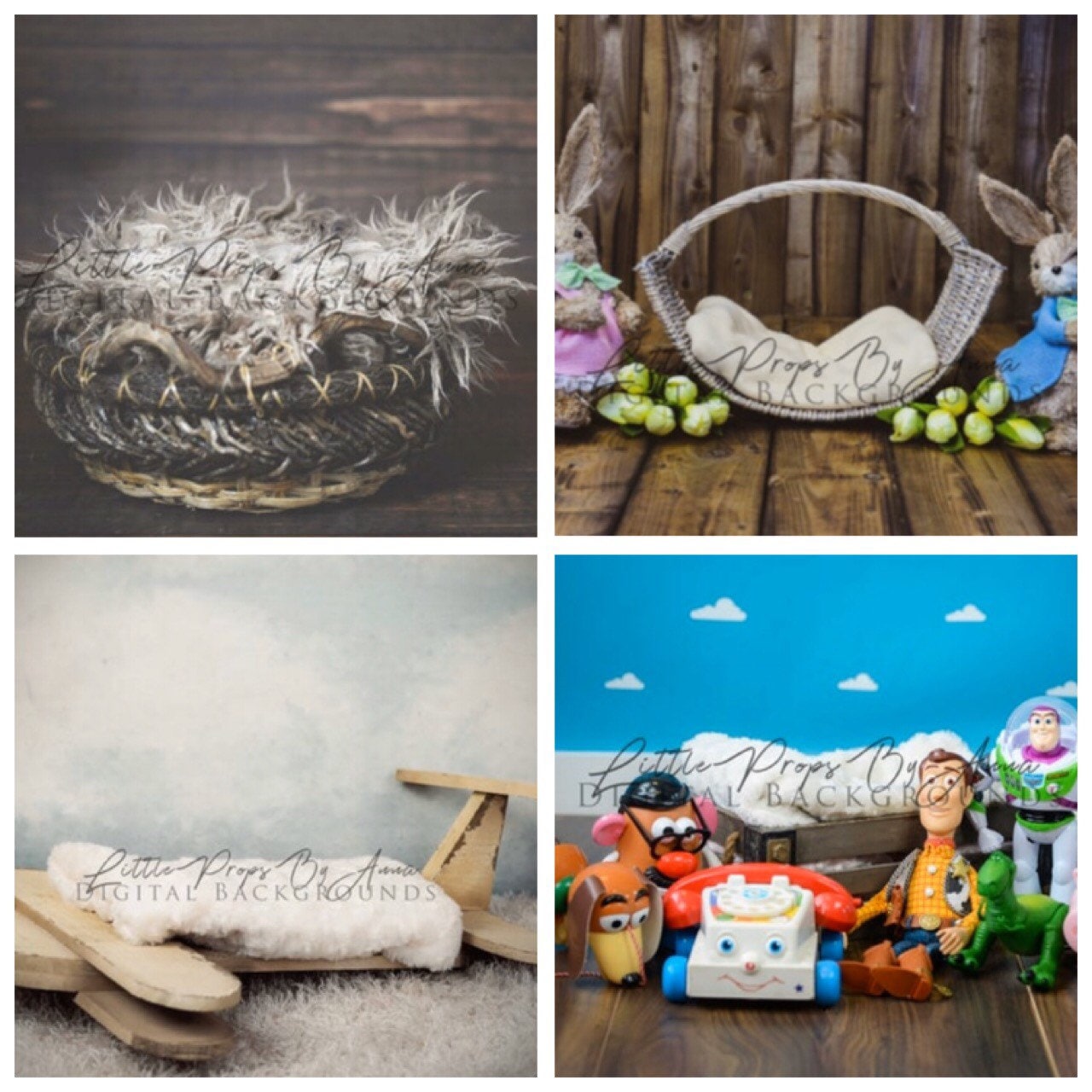 49 Newborn Digital Backgrounds Digital Props Newborn | Etsy