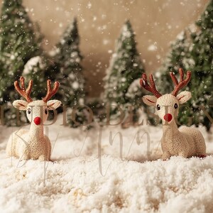 Newborn Winter Christmas Digital Background, Baby Backdrop, Christmas ...