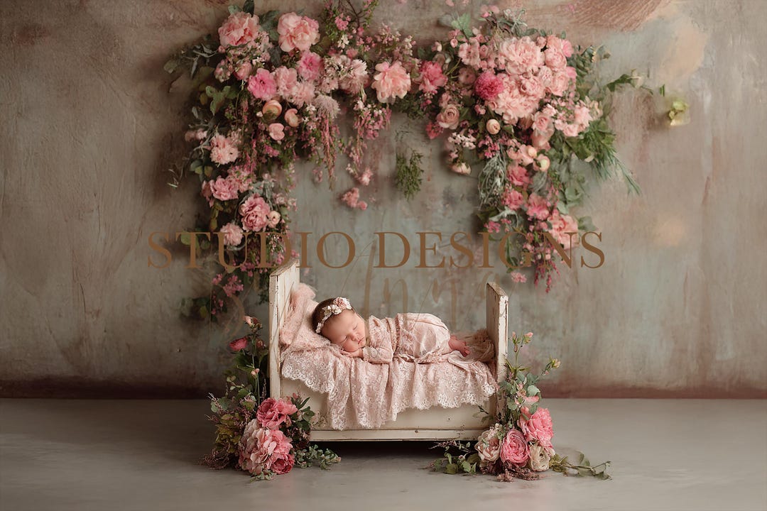 Digital Backdrop Newborn Background, Baby Digital Photo Prop, Digital ...