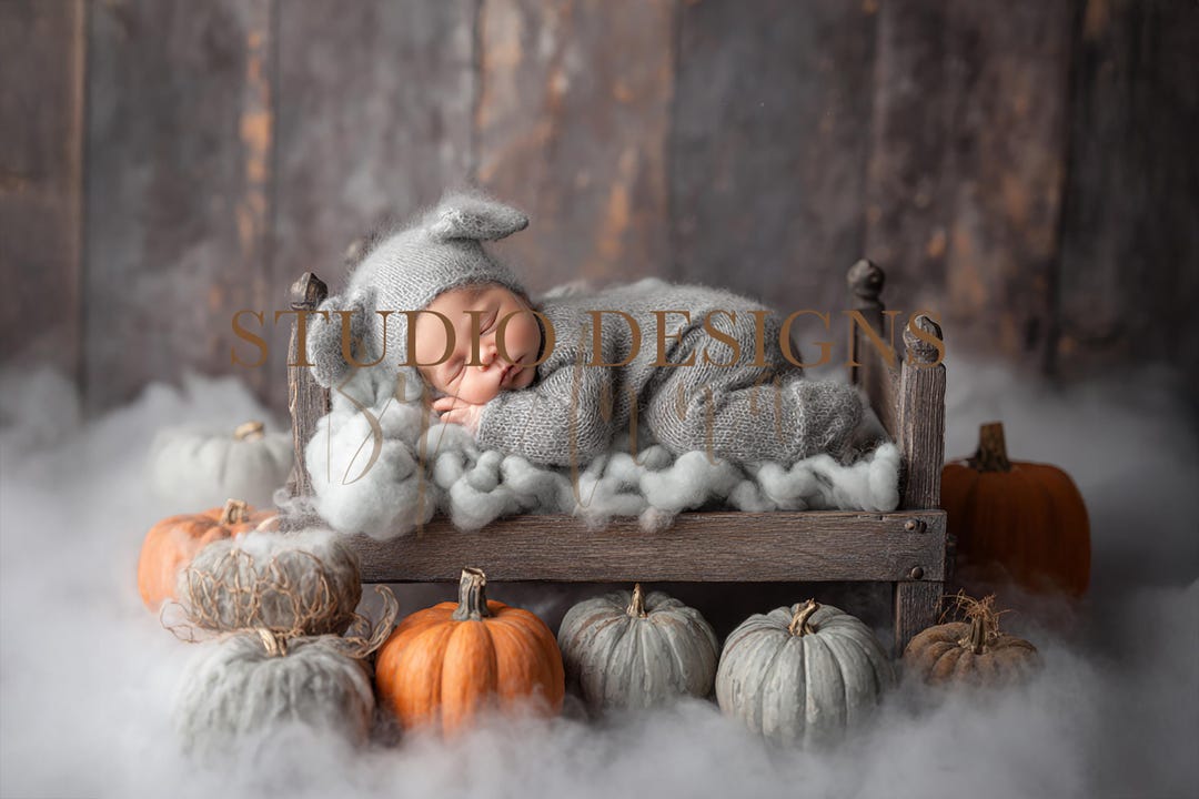 Halloween Digital Backdrop , Ghost Children Digital Composition, Spooky ...