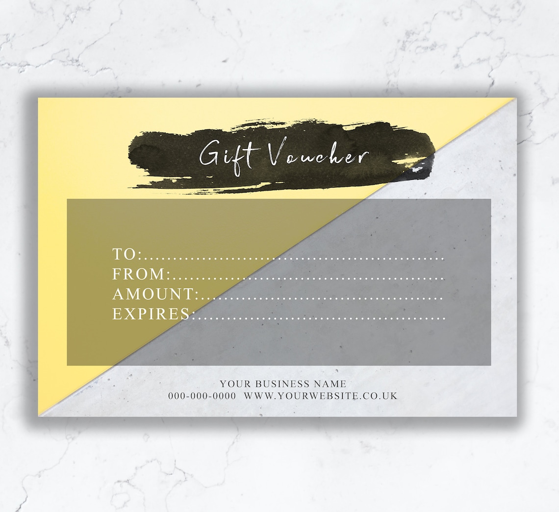 Modèle Chèque-cadeau Modifiable et imprimable | Etsy France