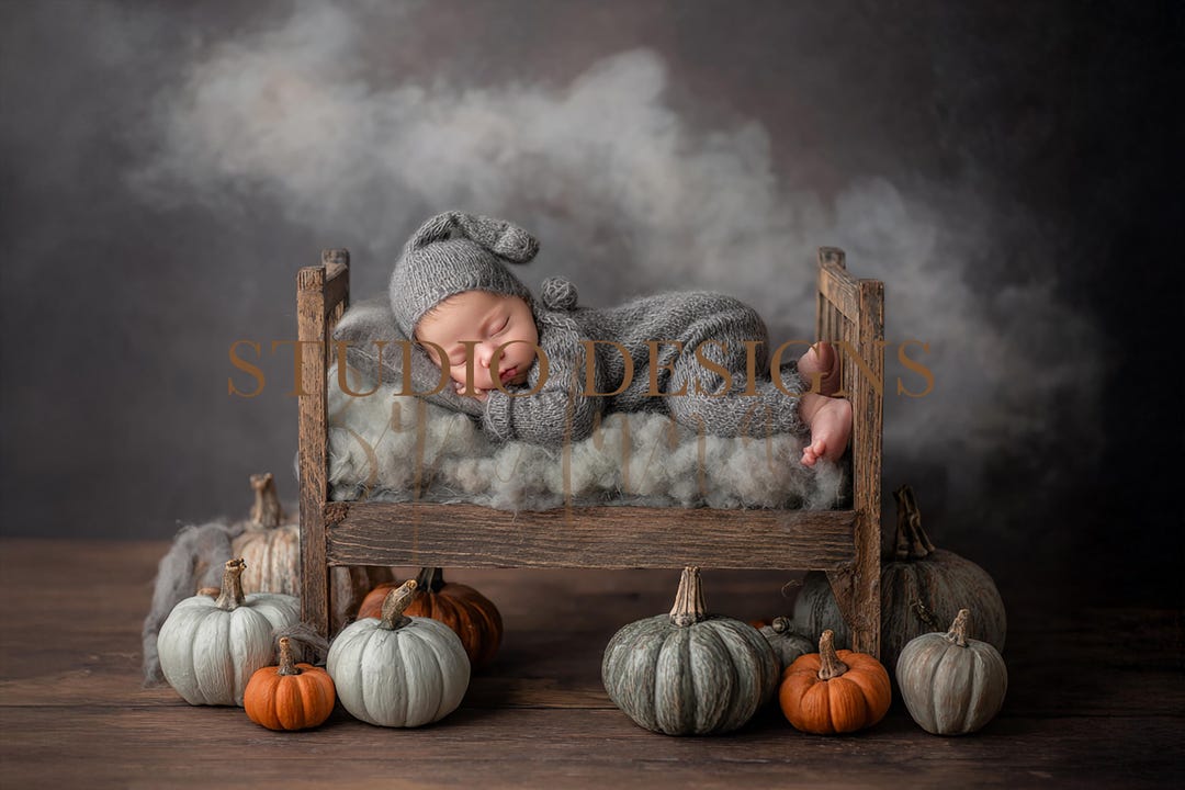 Halloween Digital Backdrop , Ghost Children Digital Composition, Spooky ...