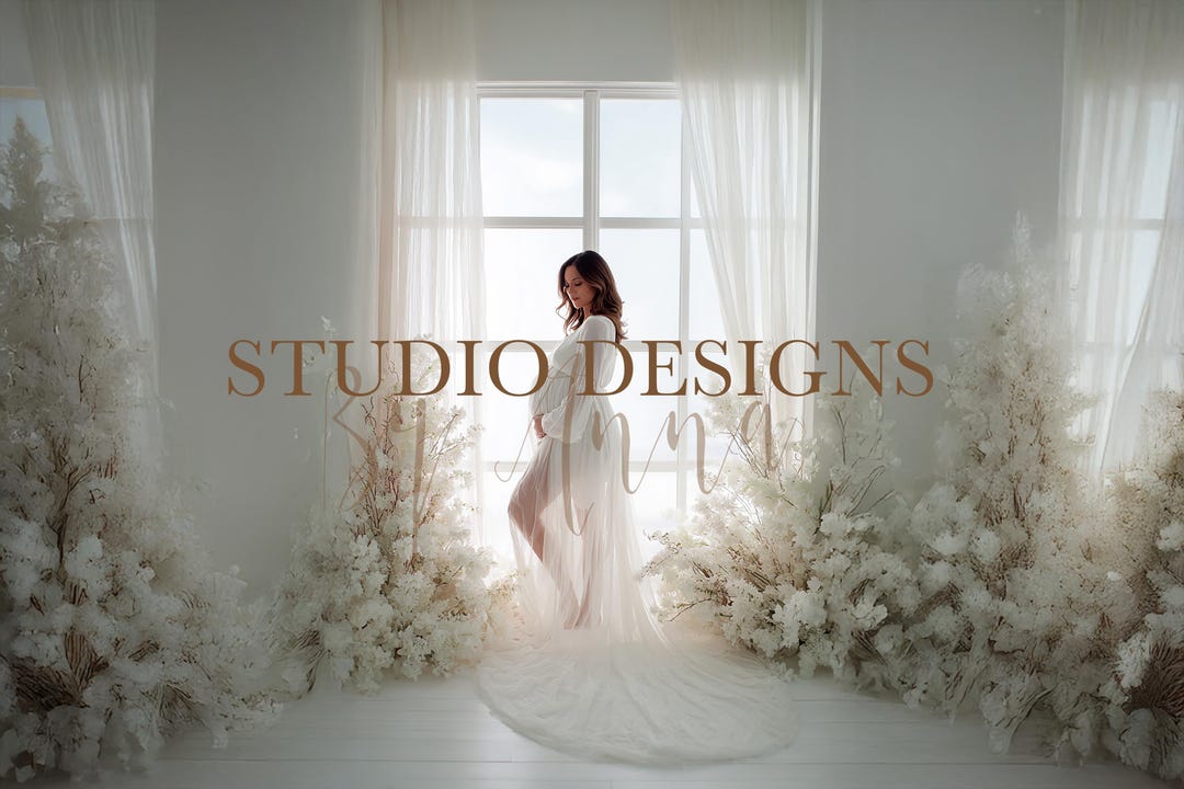 Maternity Digital Backdrop, Pregnancy Minimal Natural Composition ...