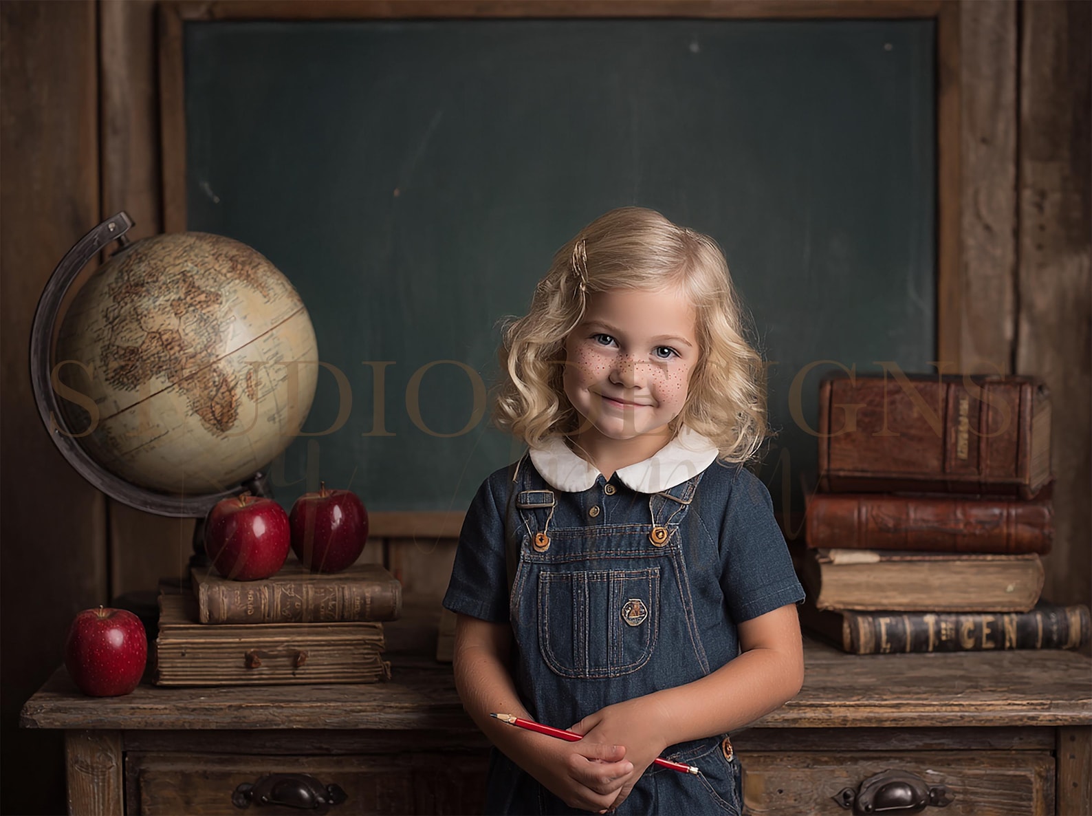 School Digital Background, Back to School Backdrop, Classroom Overlay ...