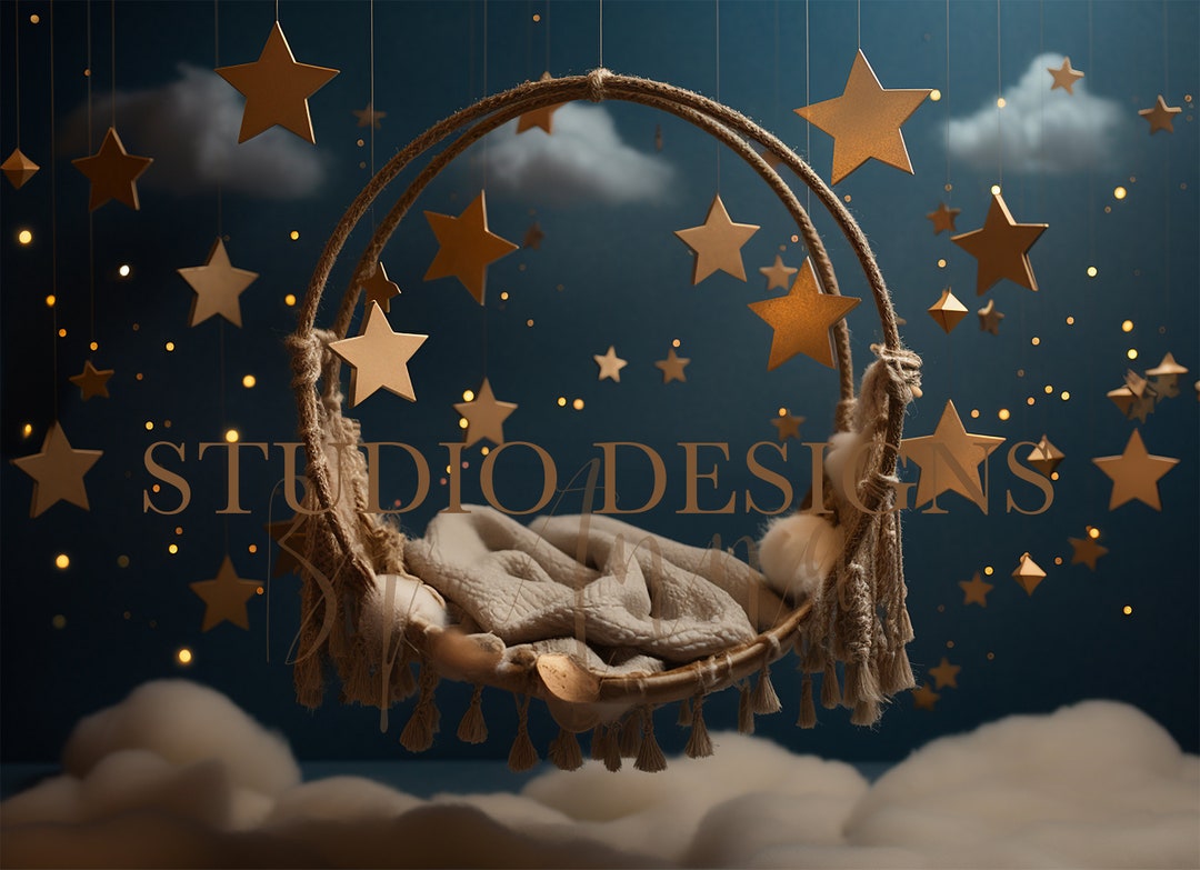 Cloud Newborn Digital Backdrop, Newborn Digital Photo Prop Clouds and ...