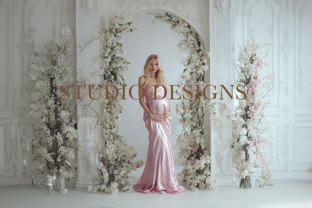 Maternity Digital Backdrop, Pregnancy Minimal Natural Composition ...
