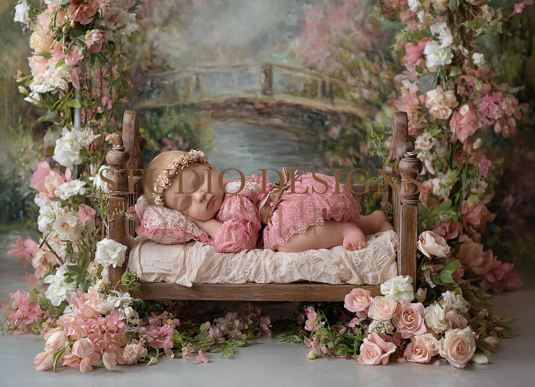 Digital Backdrop Newborn Background, Baby Digital Photo Prop, Digital ...