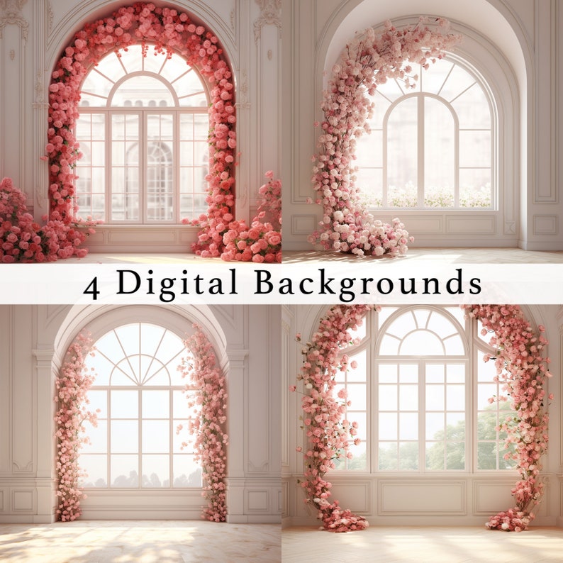 4 Maternity Digital Backgrounds Bundle, Digital Composite Pregnancy ...