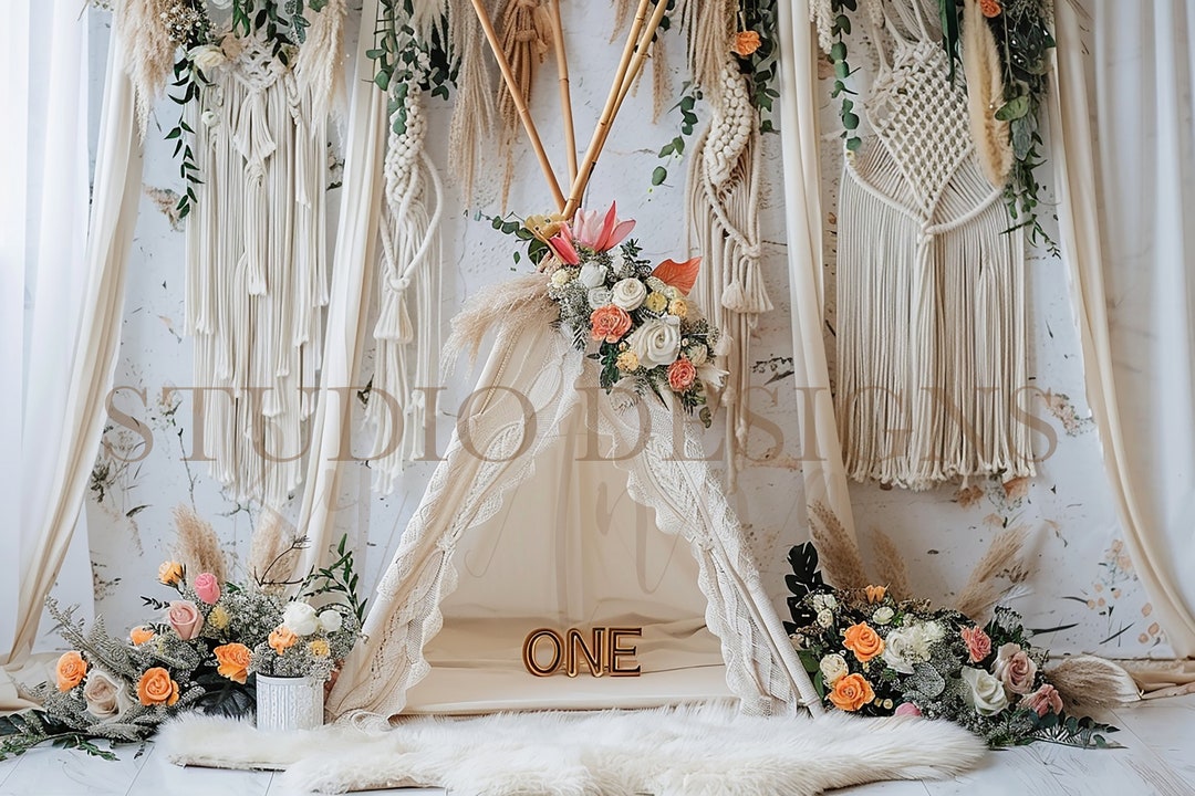 Children Birthday Digital Backdrop ,digital Composition, Balloons ...