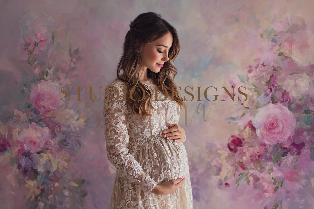 Maternity Digital Backdrop, Pregnancy Minimal Background ,digital ...