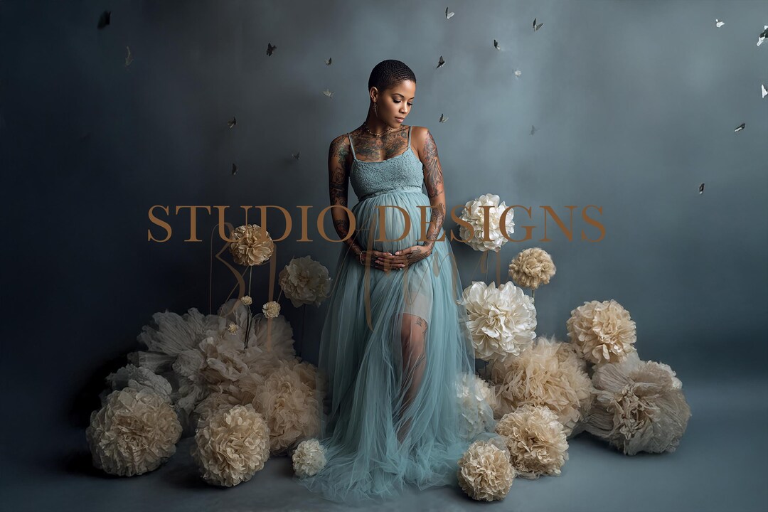 Maternity Digital Backdrop, Pregnancy Minimal Natural Composition ...
