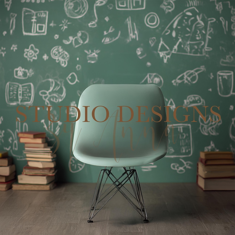 School Digital Background, Back to School Backdrop, Classroom Overlay ...