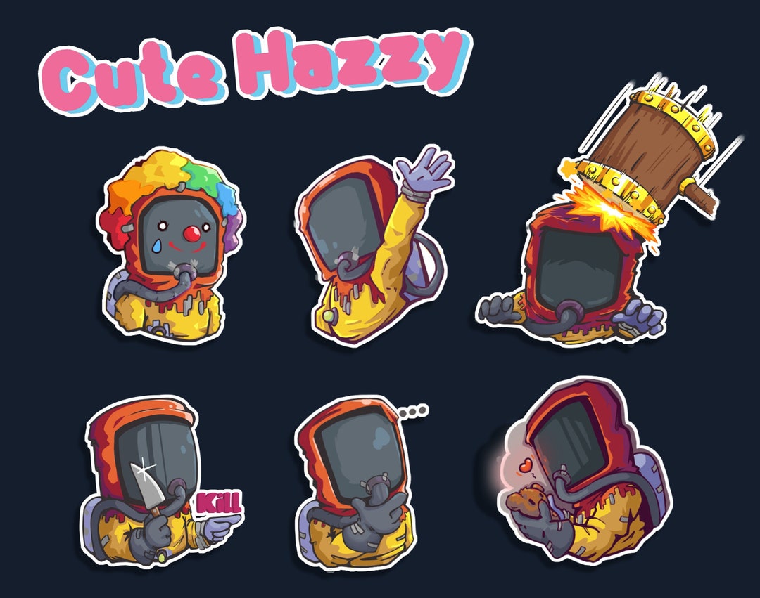 Cute Hazzy Suit- Rust Fanart Stickers - Etsy