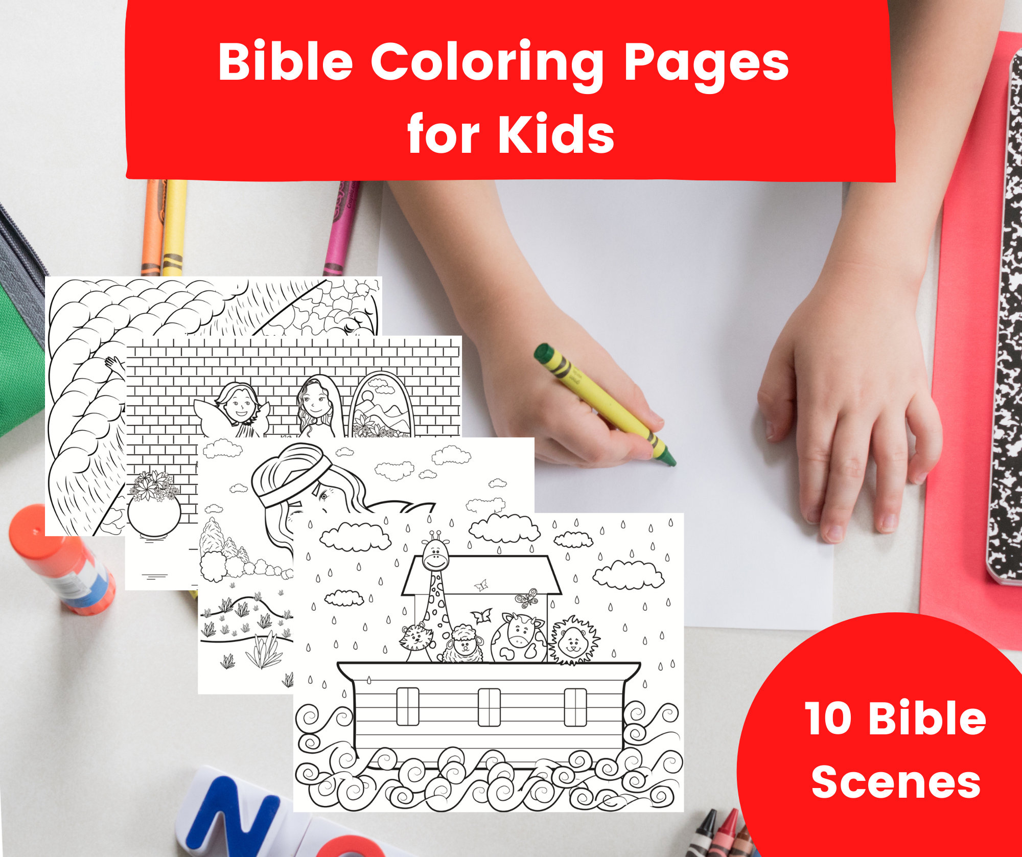 Bible Coloring Pages for Kids | Kids Printables, Bible Stories ...