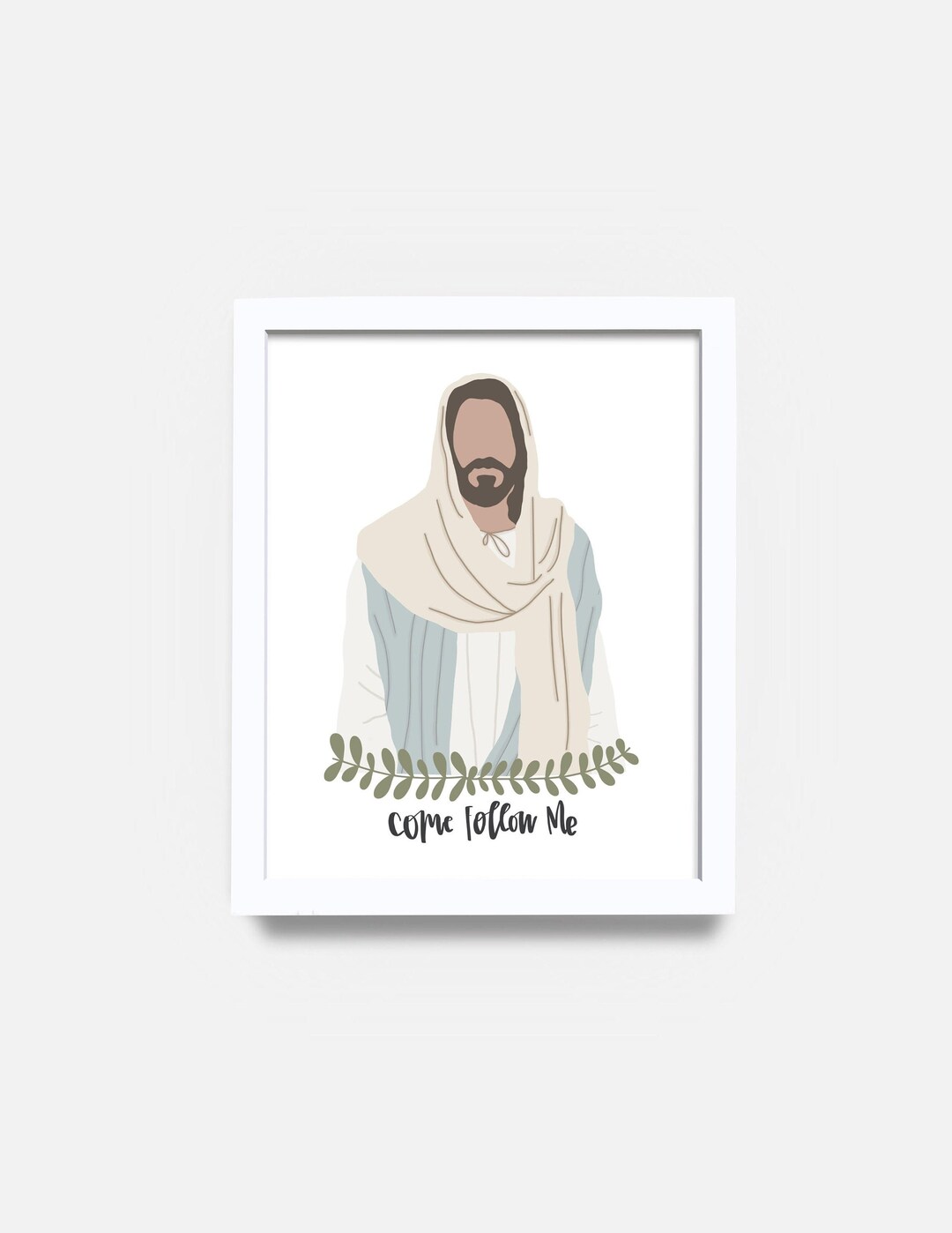 Come Follow Me Printable Wall Art, Jesus Christ Printable Art, Savior ...