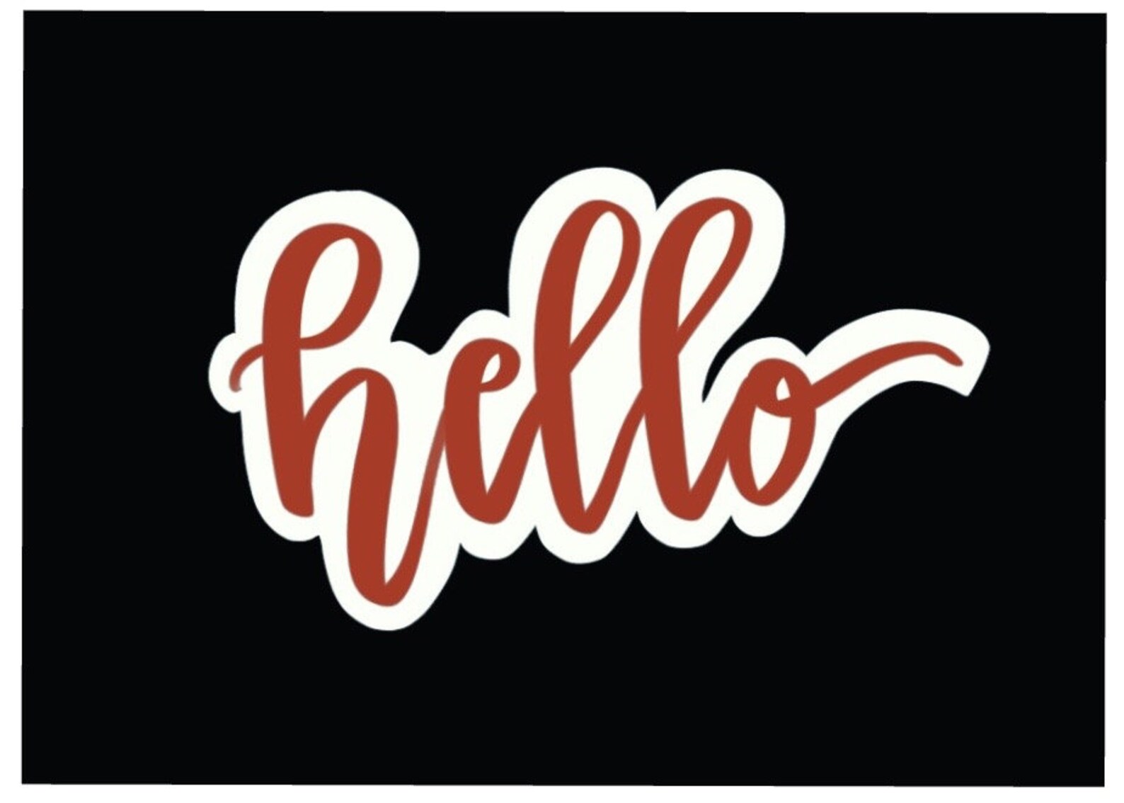 Set of 6 Hello Printable Postcards - Etsy