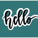 Set of 6 Hello Printable Postcards - Etsy