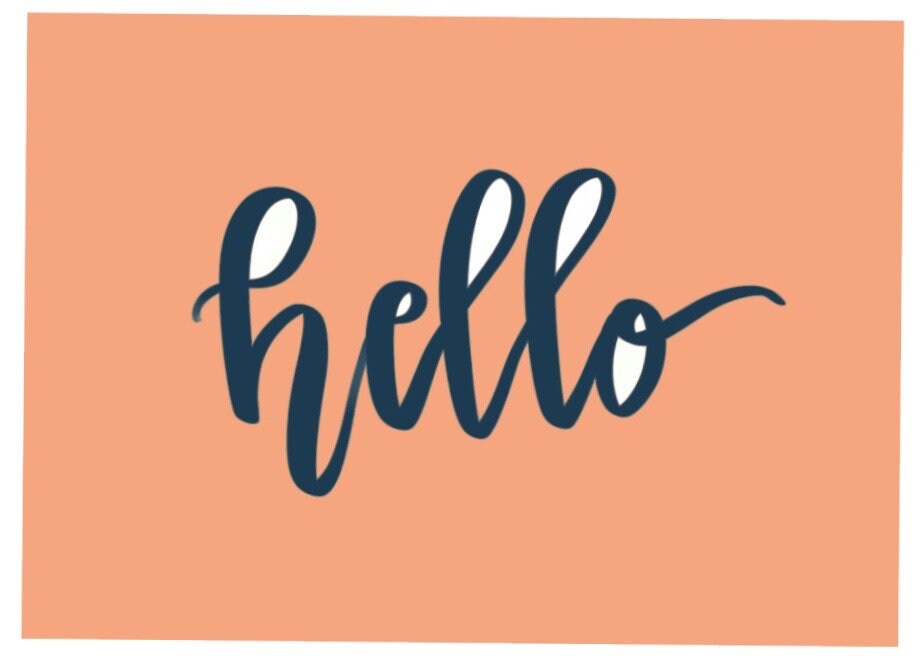 Set of 6 Hello Printable Postcards - Etsy