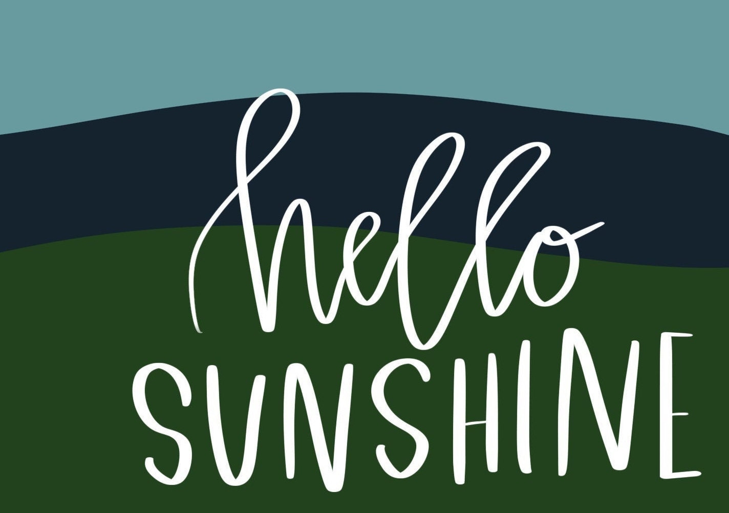 Hello Sunshine Graphic Minimalist Print | Sunshine Art | Sunshine Wall ...