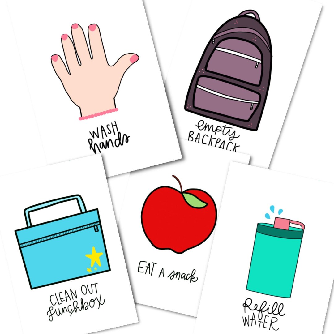 After School Task Cards / Printable Chore Cards - Etsy