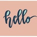 Set of 6 Hello Printable Postcards - Etsy