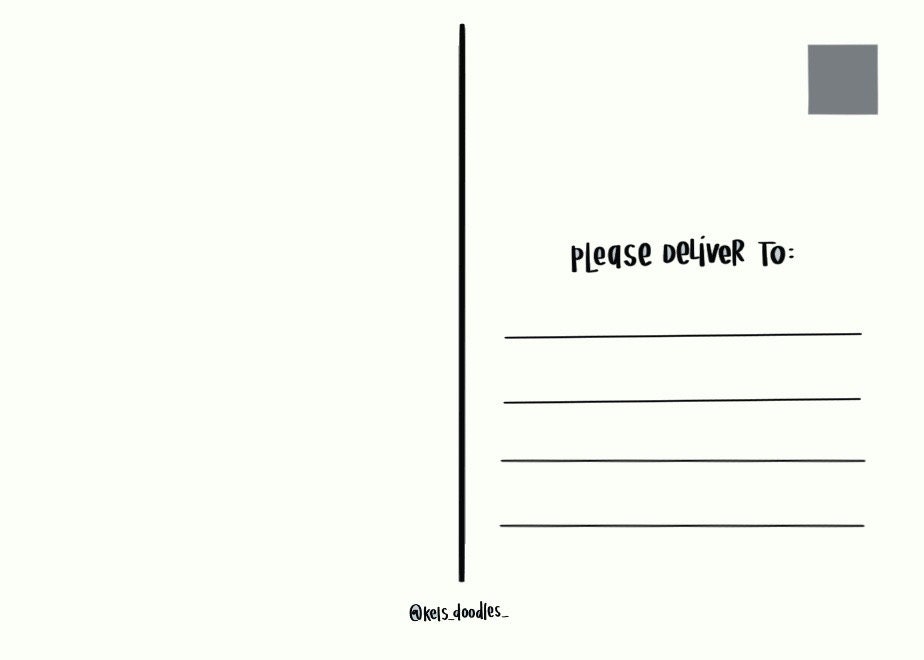 Set of 6 Hello Printable Postcards - Etsy