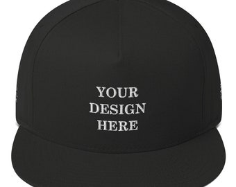 Custom Flat Bill Hat | Etsy