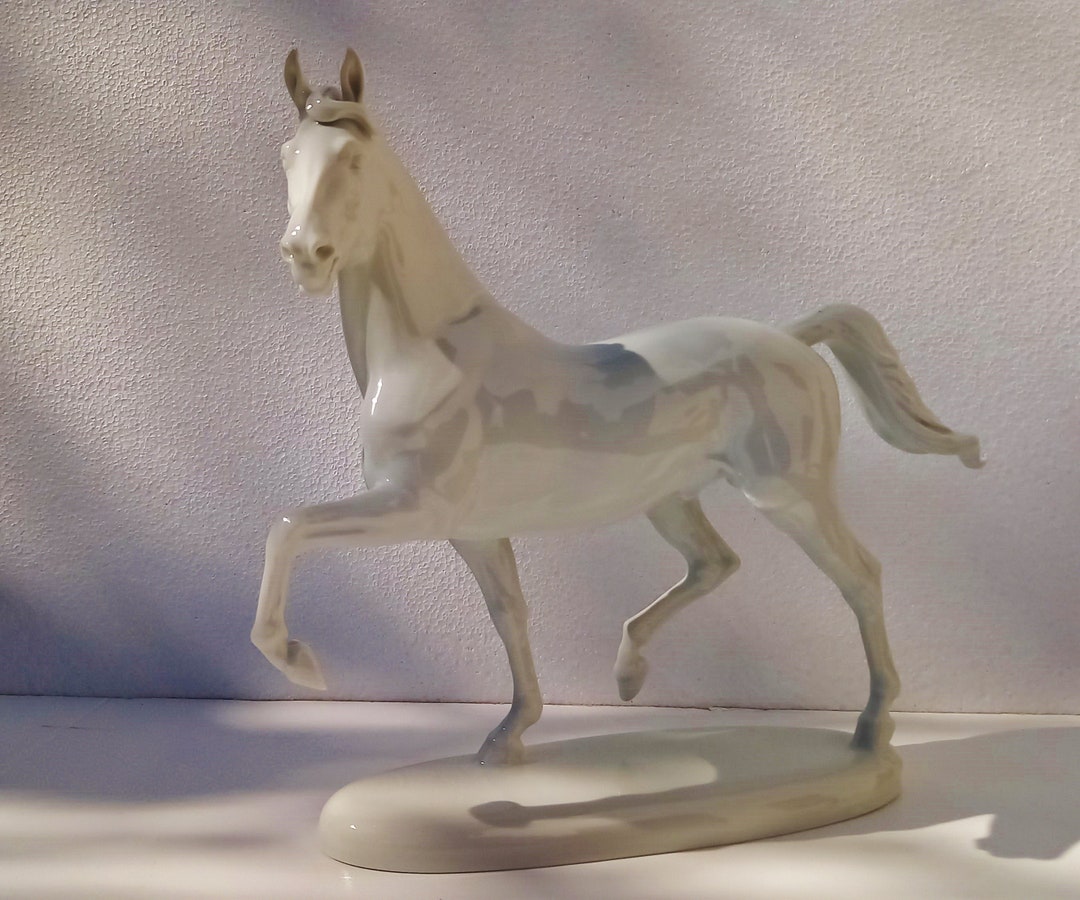 Rosenthal Sculpture striding Horse by Theodor - Etsy