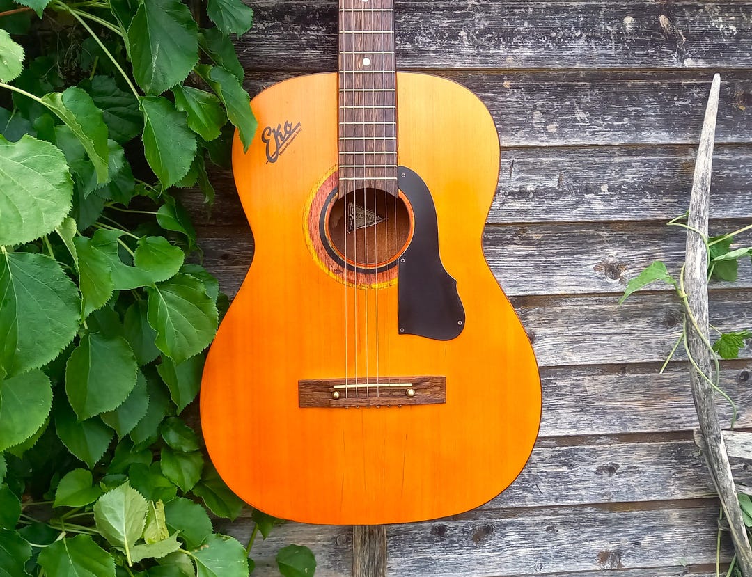 153. Vintage Guitar, EKO 60s Western Style, Folk, Blues, Fingerpicking ...