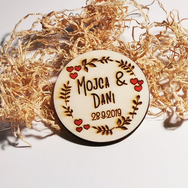 Wooden Brooch - Etsy