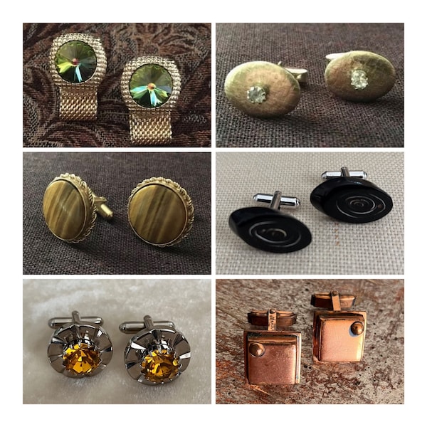 Vintage Cufflinks - Etsy