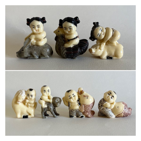 Japanese Netsuke - Etsy