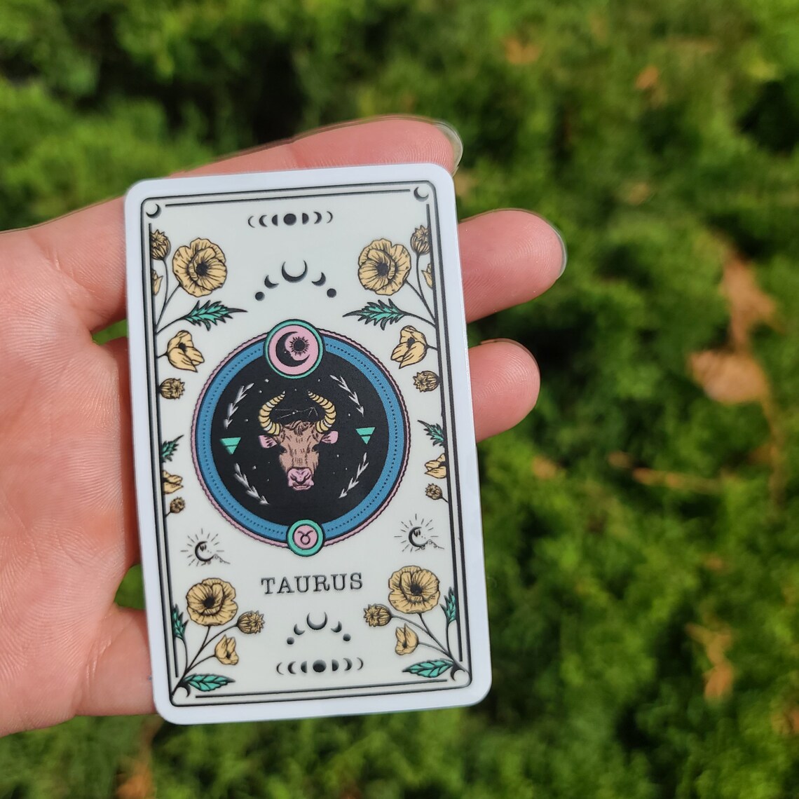 Taurus Tarot Card Sticker Astrology Taurus Zodiac Sign Horoscope Great ...