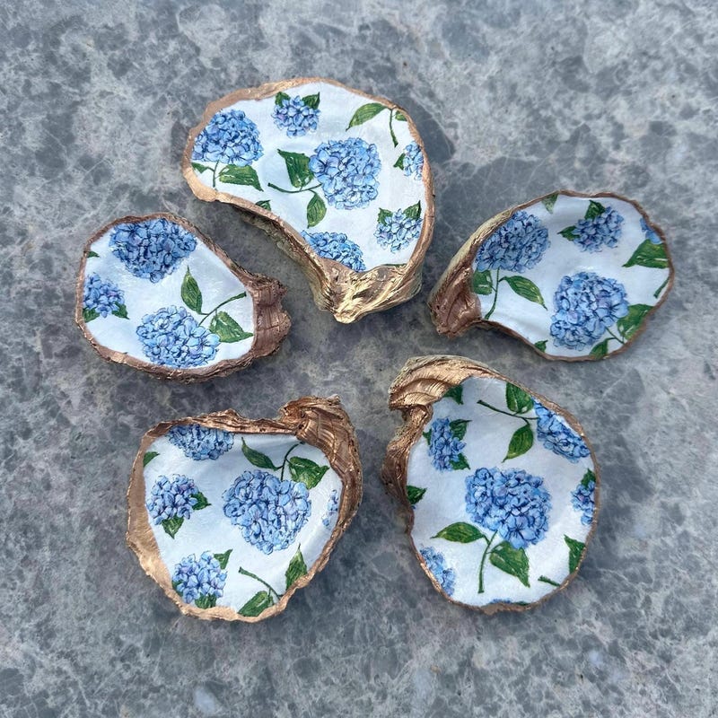 Oyster Shell Trinket Dish - Etsy