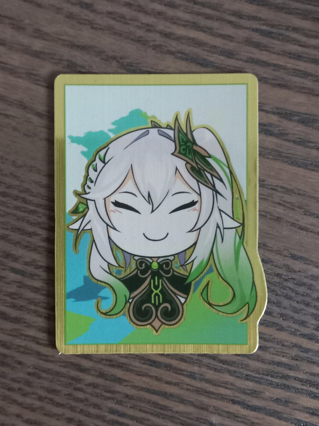 Genshin Nahida Gold Sticker - Etsy