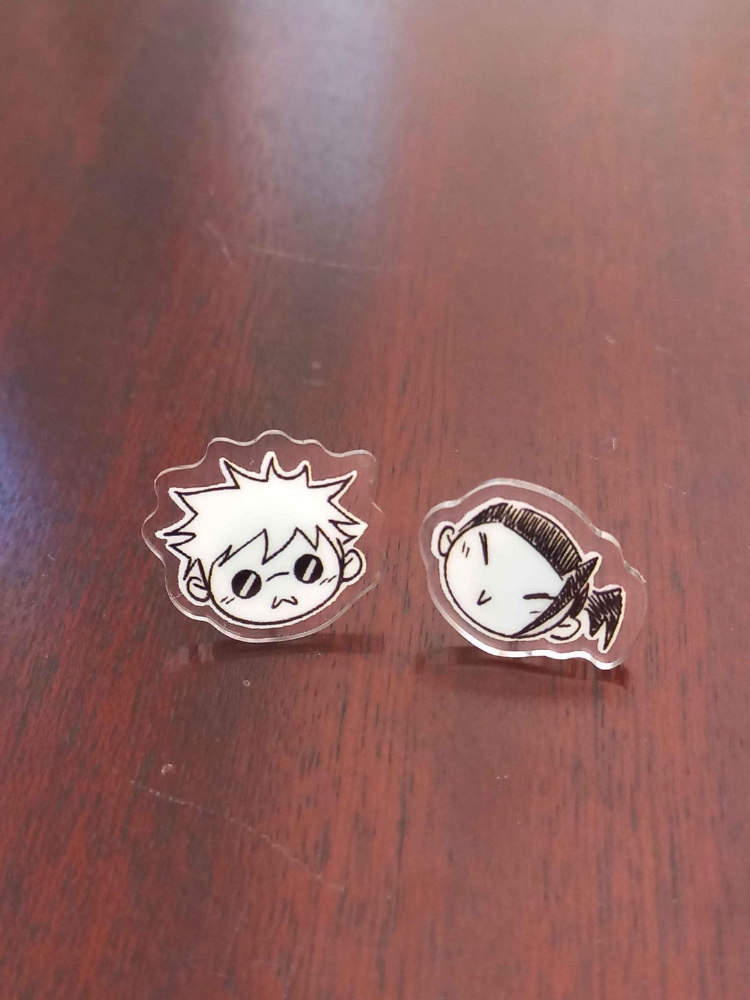 Gojo and Geto Jujutsu Kaisen Acrylic Earrings - Etsy