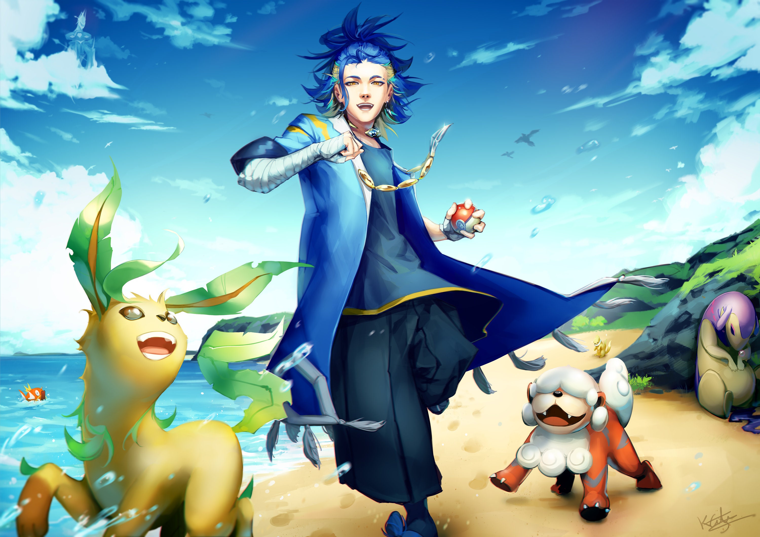 Pokemon Adaman A4 Print - Etsy