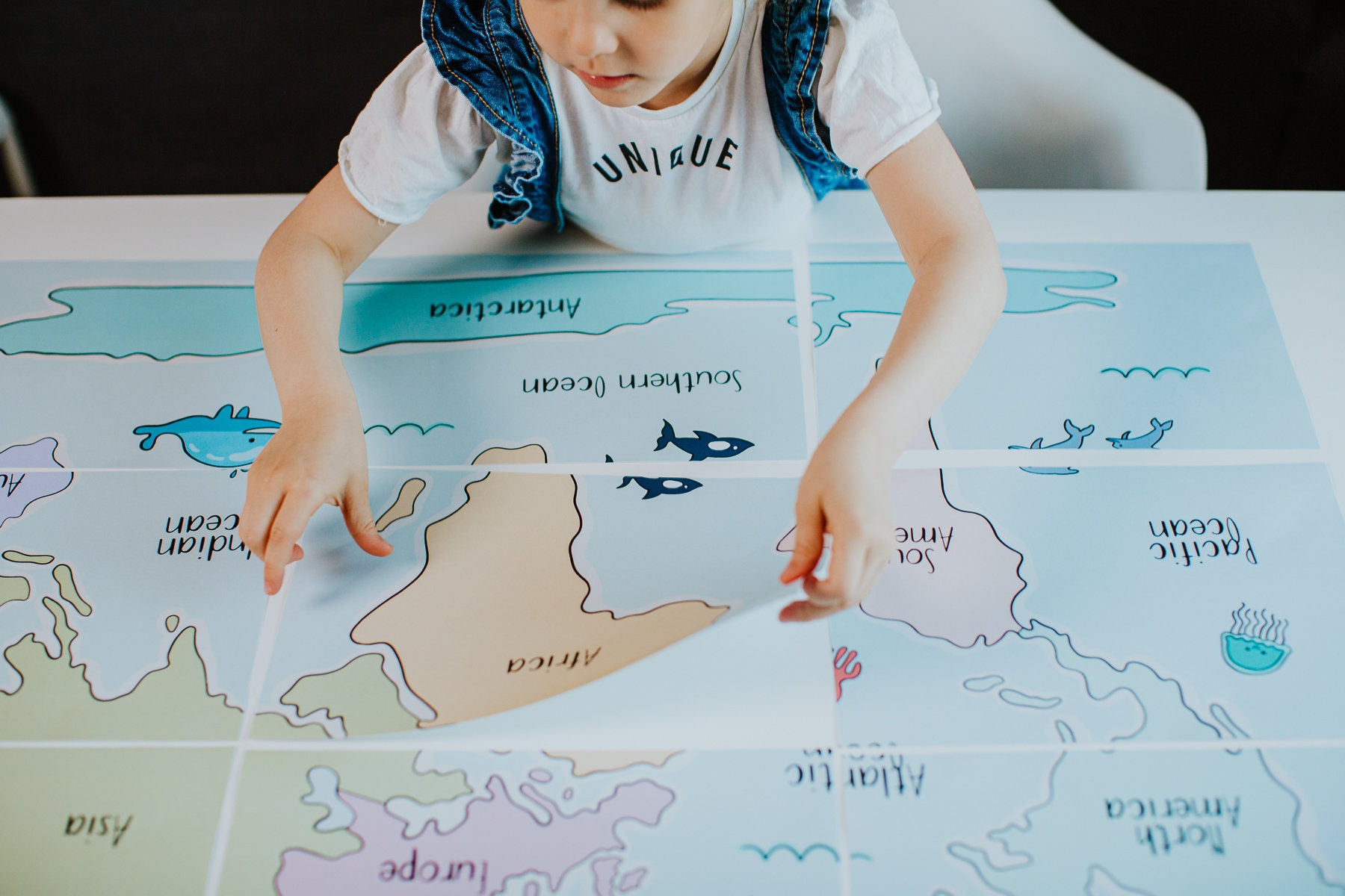 Printable World Map Workshop - Etsy