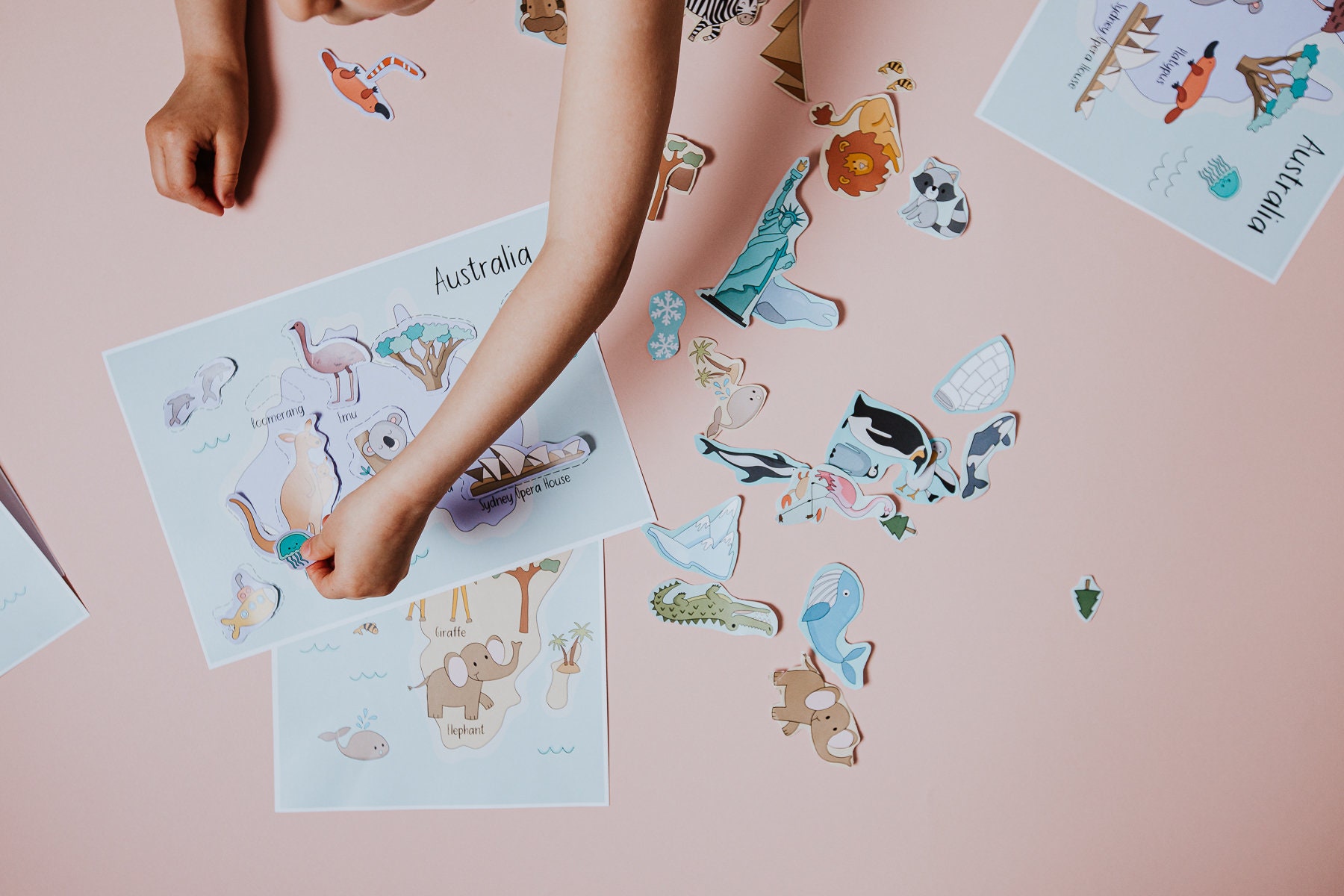 Printable World Map Workshop - Etsy