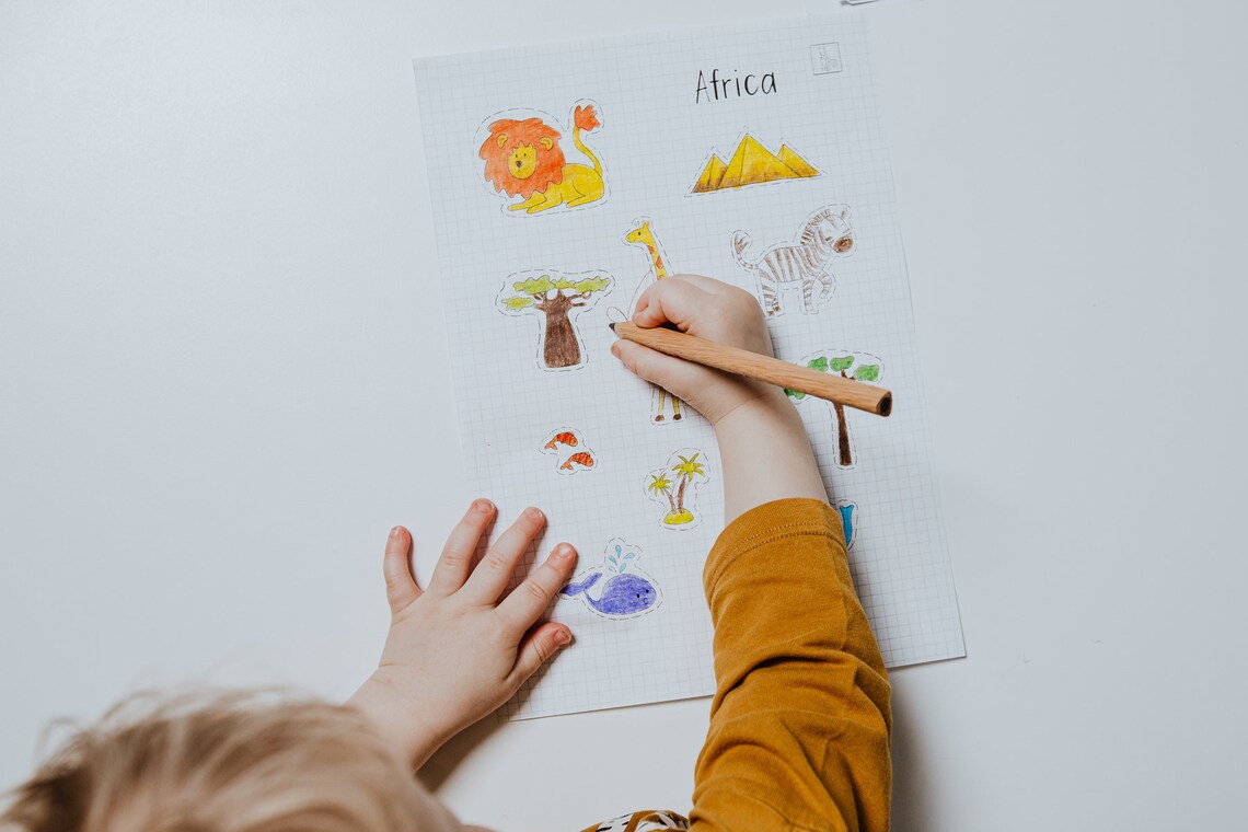 Printable World Map Workshop | Etsy