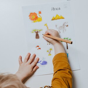 Printable World Map Workshop - Etsy