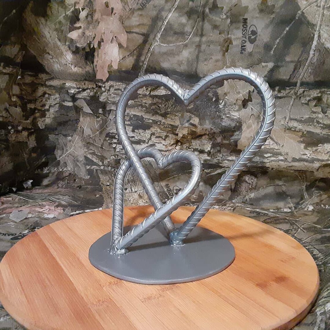 Handcrafted Industrial Heart Sculpture of Repurposed Welded Rebar - Etsy