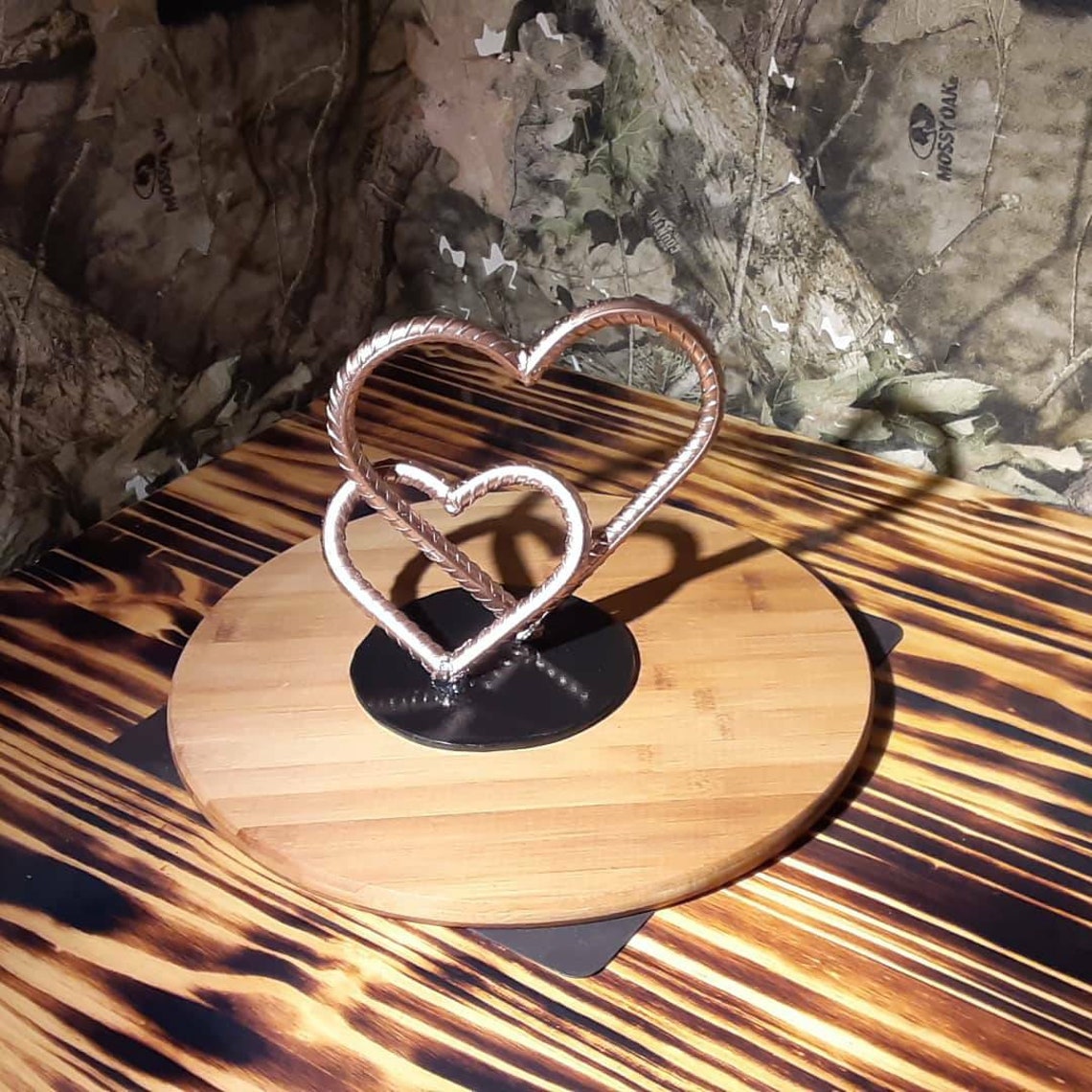 Handcrafted Industrial Heart Sculpture of Repurposed Welded Rebar - Etsy