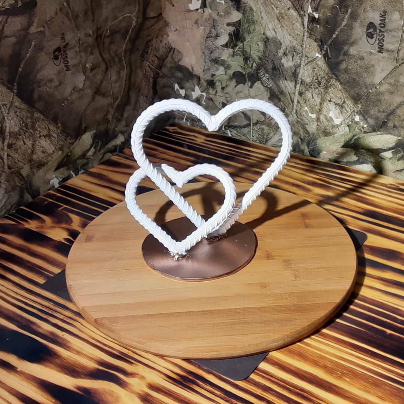 Handcrafted Industrial Heart Sculpture of Repurposed Welded Rebar - Etsy
