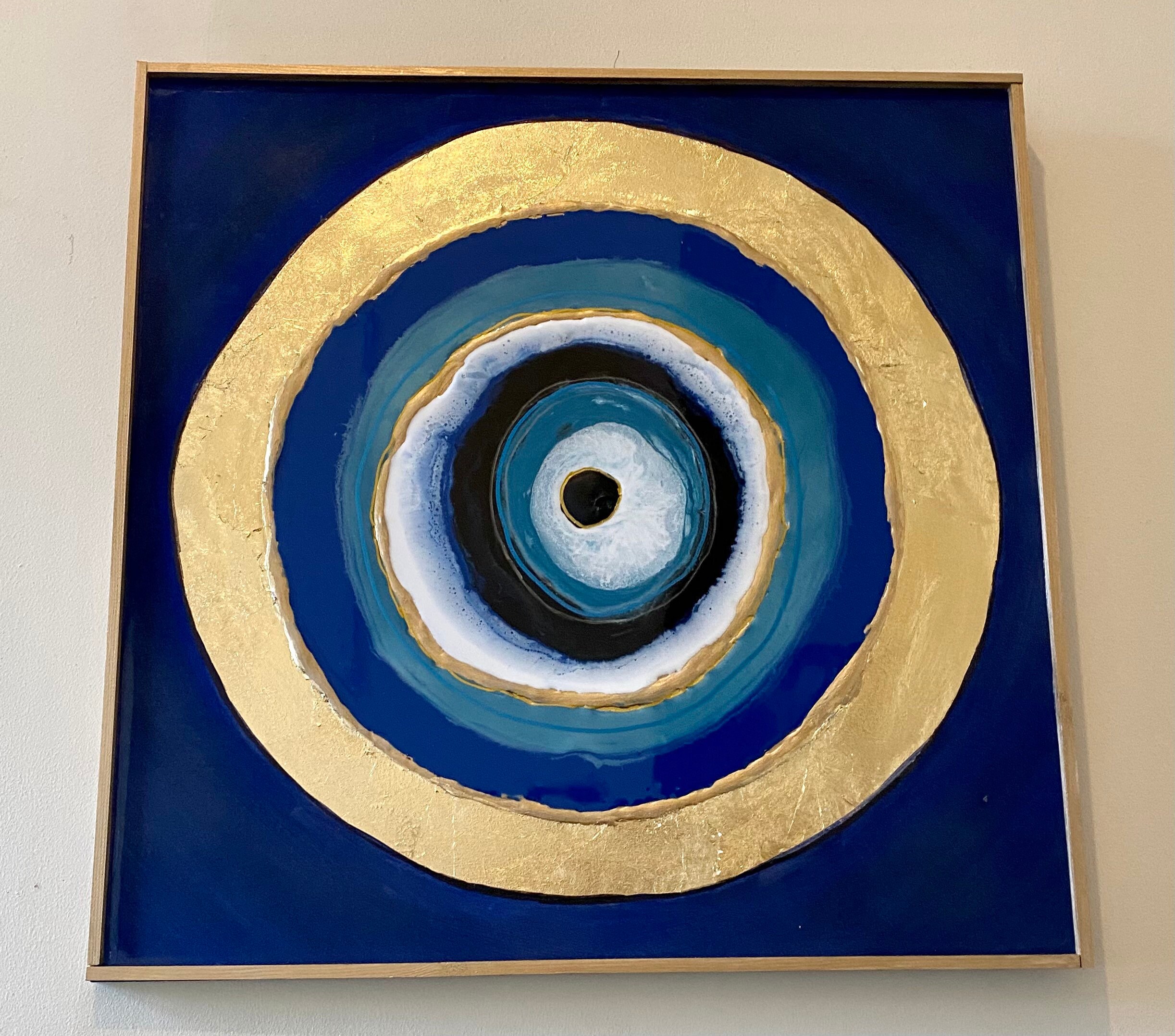 Original Handmade Evil Eye Devil Eye Resin Geode Acrylic | Etsy