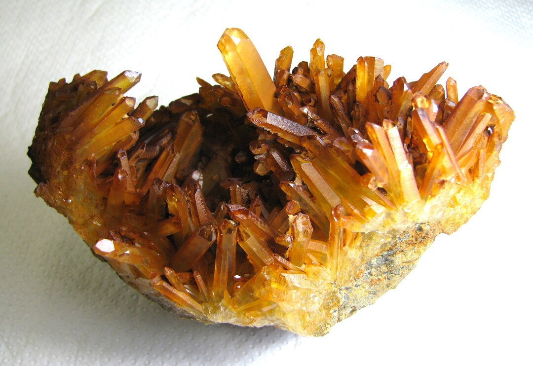 Beautiful and Aesthetic Quartz With Limonite, Madan, Bulgaria, Natural ...