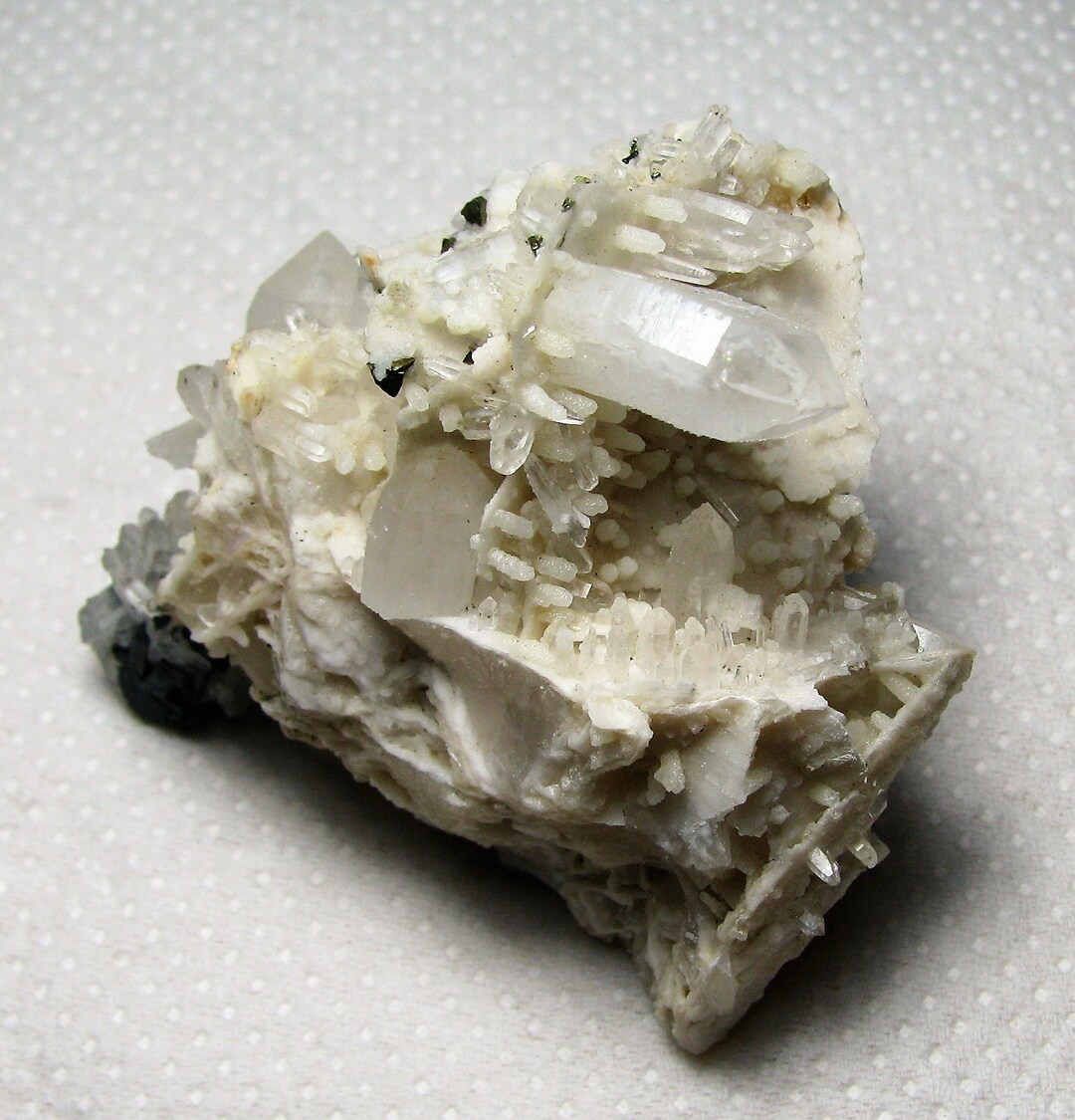Beautiful Quartz With Calcite From the Famous 9th of September Mine ...