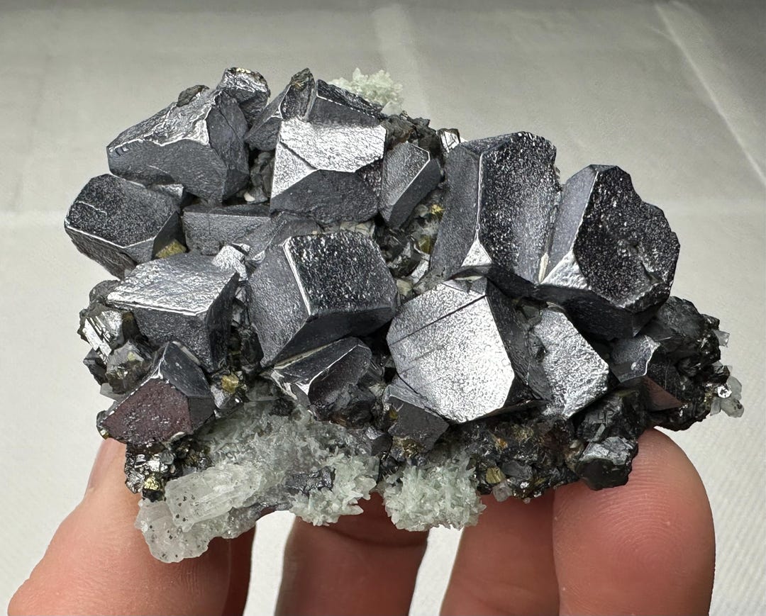 Beautiful Galena With Sphalerite and Quartz From the Famous 9th of ...