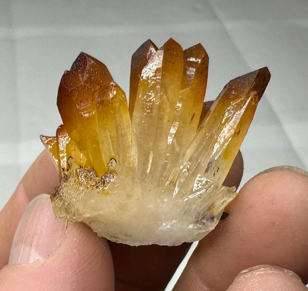 Wonderful Quartz With Limonite From the Famous 9th of September Mine ...